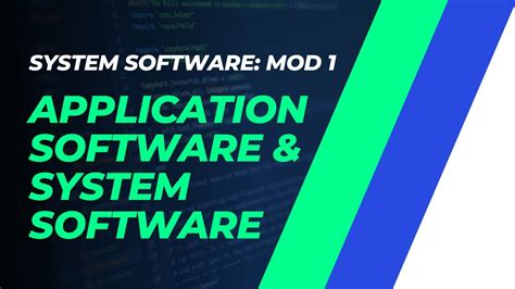 Application Software And System Software Cst305 Ss Module 1 Ktu