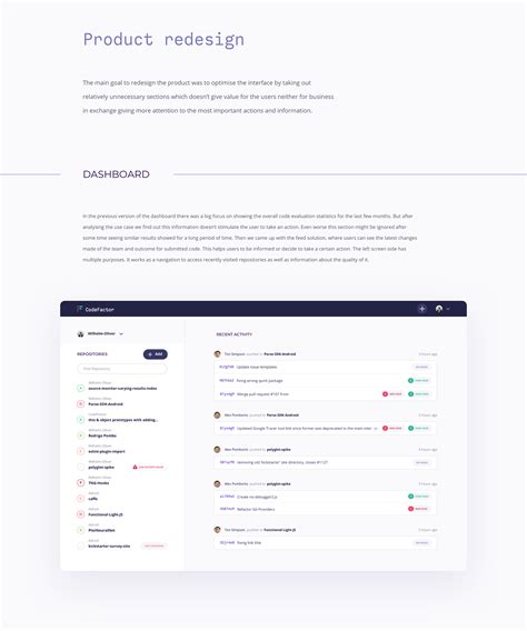 CodeFactor Case Study On Behance