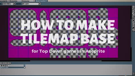 How To Make Tilemap Base For Top Down Games In Aseprite Top Down Game Games Pixel Art