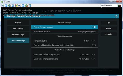 coreelec 9 2 kodi 18 x leia with iptv archive support development
