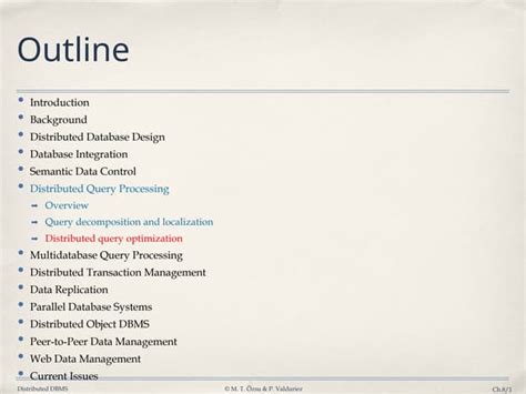 Query Optimization In Distributed Database Pptx