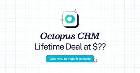 Octopus Crm Lifetime Deal No More Subscription Worries
