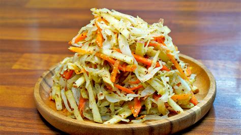 암에 좋은 음식 사과 당근 양배추 샐러드 만들기 Cca 샐러드 효능