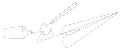 펠트 팁 펜으로 그려진 종이 비행기의 연속 선 가는 선 그림 벡터 개념입니다 등고선 그리기 창의적인 아이디어 검색에 대한 스톡 벡터 아트 및 기타 이미지 Istock