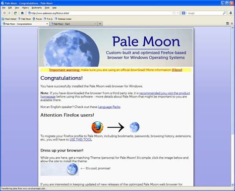 Pale Moon Browser Flash Gaimaster