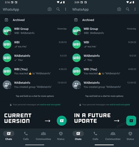 Whatsapp Sedang Mengerjakan Desain Baru Floating Action Button