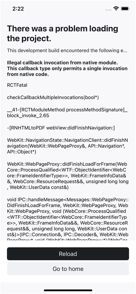 Crash In IOS Issue Christopherdro React Native Html To Pdf GitHub
