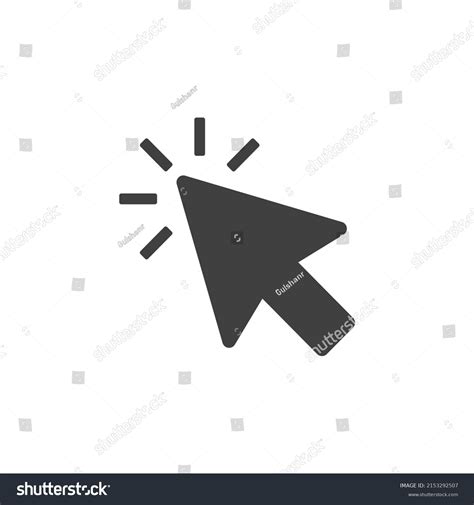 Click Select Press Push Pointer Cursor Stock Vector Royalty Free 2153292507 Shutterstock