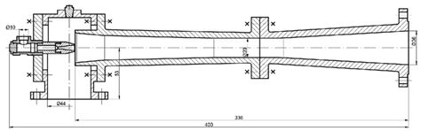 Dimensional Elements Of The Ejector Download Scientific Diagram