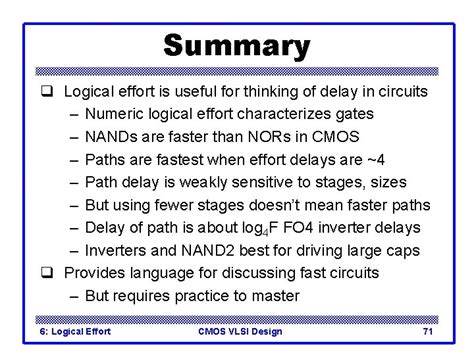 Introduction To Cmos Vlsi Design Lecture 6 Logical