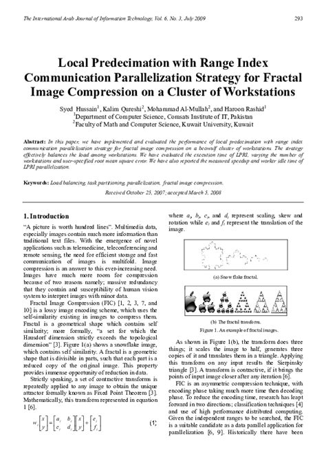 Pdf Local Predecimation With Range Index Communication