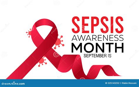 Sepsis Awareness Month Vector Illustration 325143252