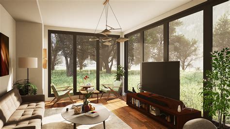 serene flat ue5 lumen rtx behance