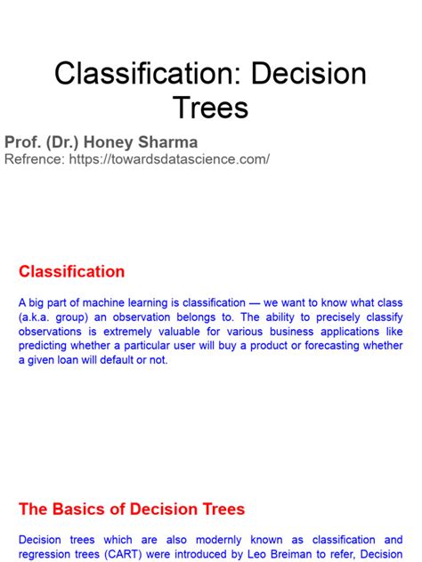 classification decision trees pdf statistical classification