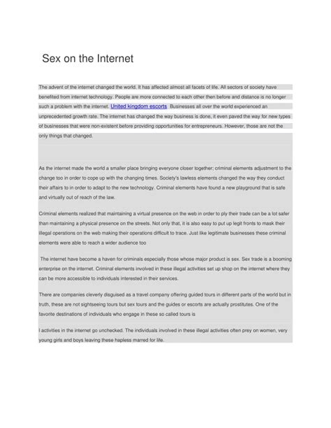 PPT Sex On The Internet PowerPoint Presentation Free Download ID 11529325