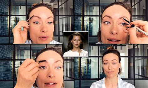 Olivia Wilde Tweezed Her Eyebrows To Look Like Kate Moss Daily Mail Online