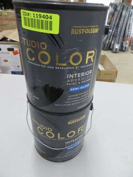 Rust Oleum Studio Color Accent Tint Base See Details Lambrecht Auction Inc