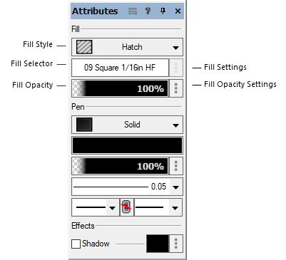 Fill Attributes