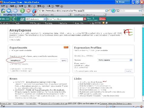 Array Express Array Express Ebi Ac
