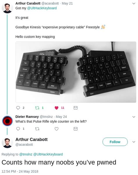 Ultimate Hacking Keyboard Production And Add On Progress Crowd Supply