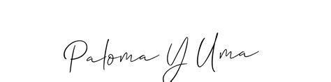80 Paloma Y Uma Name Signature Style Ideas Cool E Sign