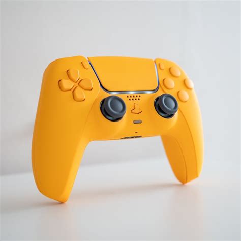 Yellow PS Controller Sony PlayStation Custom Wireless Controller GameTraderZero Video Game