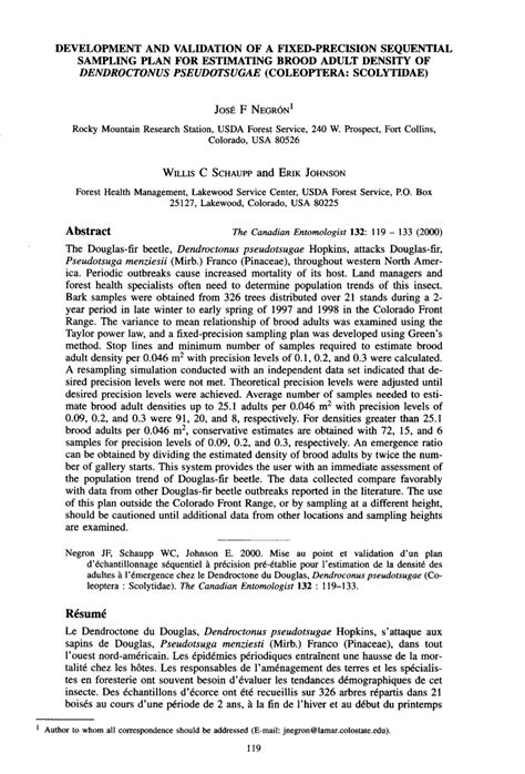 pdf development and validation of a fixed precision sequential