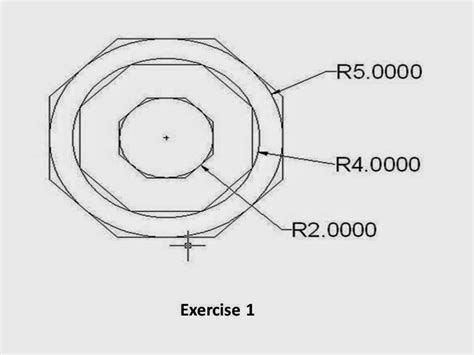 Autocad Tutorial Chapter 2 Introduction Of 2d Drawing Tool Polygon