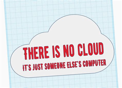 Cloud Computing By W5AUG Download Free STL Model Printables Com