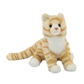Realistic Orange Tabby Cat Stuffed Animal Peaches By Douglas