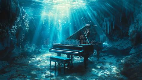 Piano Underwater Stock Illustrations 187 Piano Underwater Stock