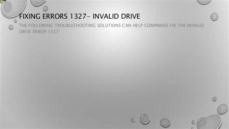 An Easy Way To Resolve QuickBooks Error Quickly Pptx