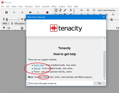 Tenacity Launch Dialog Has Links To Audacity Sites · Issue 531