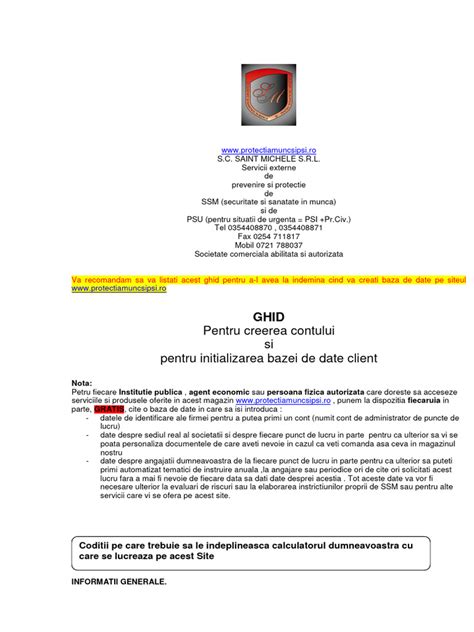 ghid completare baze de date cont admin pdf