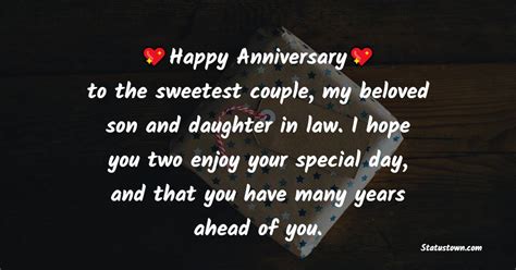 Anniversary Wishes For Son And Daughter In Law