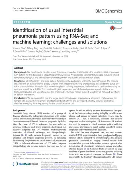 The Envisia Genomic Classifier Pdf