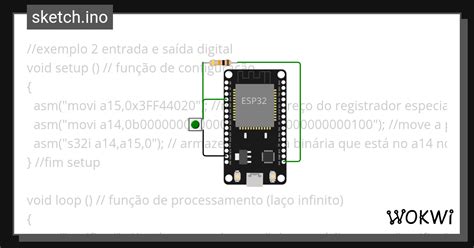 Exemplo2assembly Wokwi Esp32 Stm32 Arduino Simulator