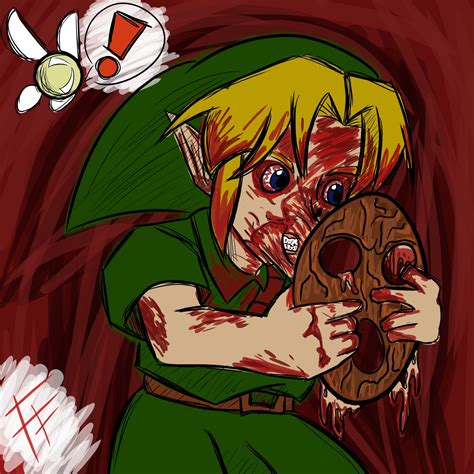 Majoras Mask Link Slightlyartistic By Firefelix On Newgrounds