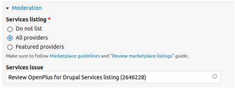 No Longer Listed As Service Provider Drupal Org