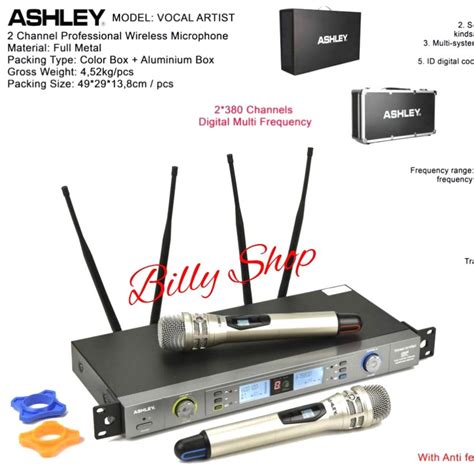 Jual Mic Ashley Mic Wireless Ashley Vocal Artis Shopee Indonesia