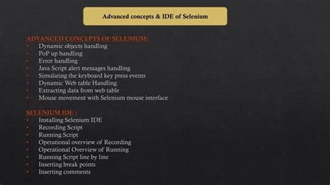 ppt the best selenium online training institute cheyat tech