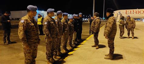 Өмнөд Судан улсад үүрэг гүйцэтгэсэн энхийг сахиулагчид эх орондоо ирлээ