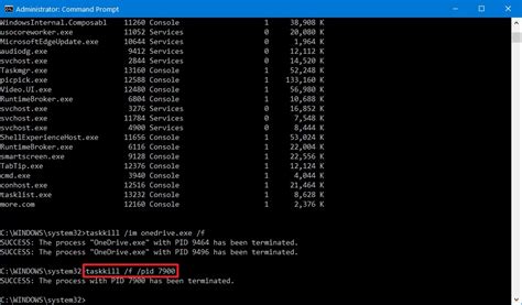 Cómo finalizar el proceso en Windows