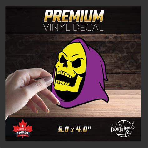 Skeletor Laughing Vinyl Decal Sticker 5 0in MOTU Masters Of The