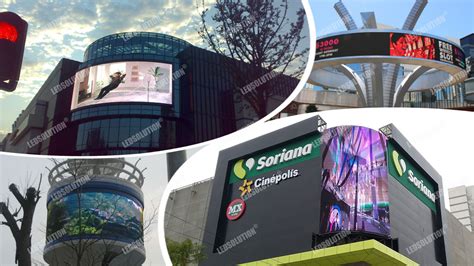 OFM Series Outdoor Curve LED Display LEDSOLUTION LED Display LED Screen LED Sign LED Wall