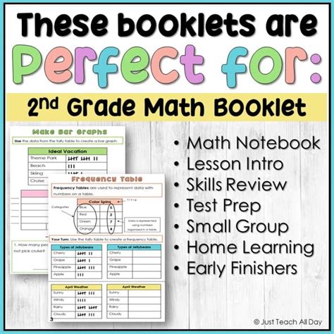 Represent And Interpret Data Booklet Fl Best Standard Big Ideas Math Grade 2 Ch 13
