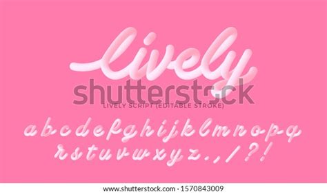Pink Script Font Photos Images And Pictures Shutterstock