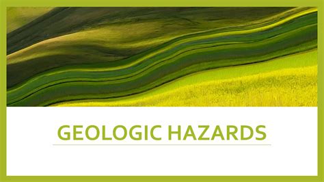 Geologic Hazards Pptx