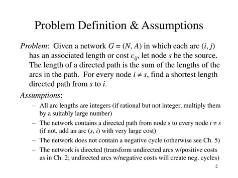 Ppt Chapter 4 Shortest Path Label Setting Algorithms Powerpoint Presentation Id6733786