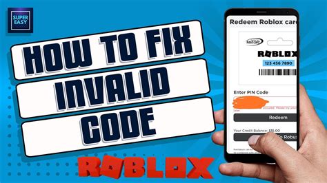 How To Fix Invalid Code On Roblox [step By Step] Youtube